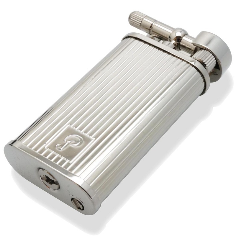 Peterson_Gas_Pipe_Lighter_Corona_Old_Boy_Style_Flint__Chrome_Stripes ...