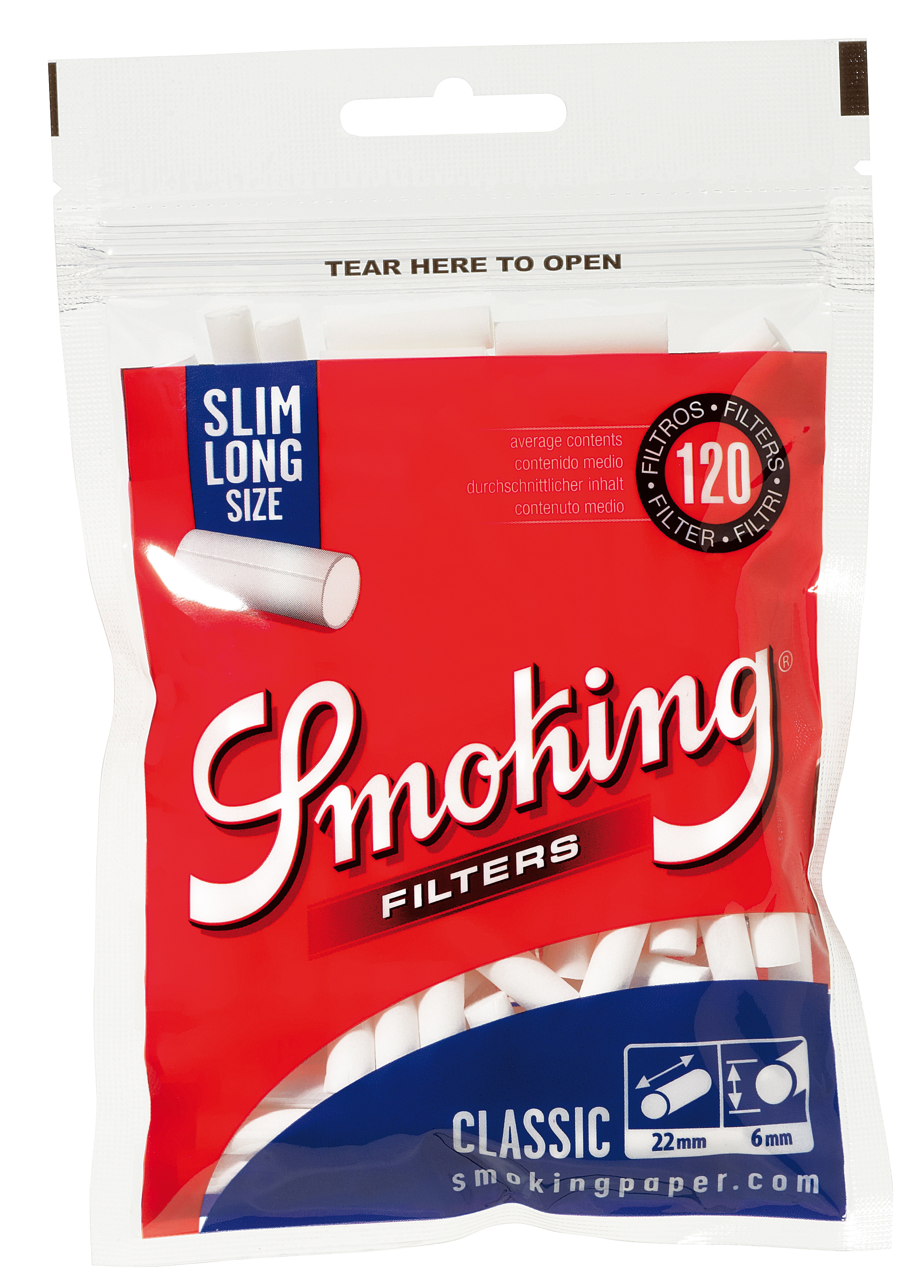 Smoking Filter Slim Long - SMOKIESHOP
